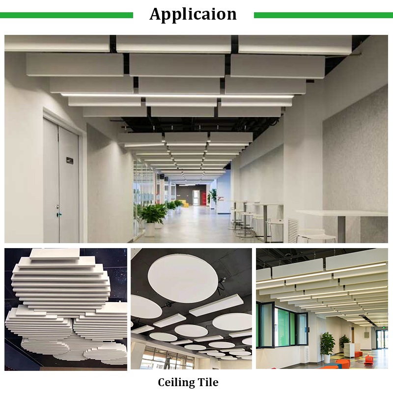 Fiberglass ceiling panels