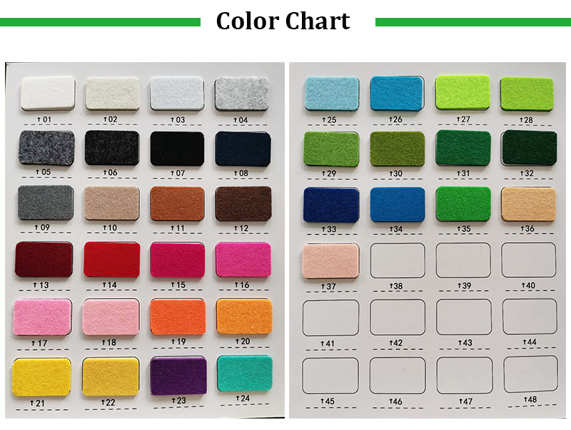 Poly Fiber Color Chart